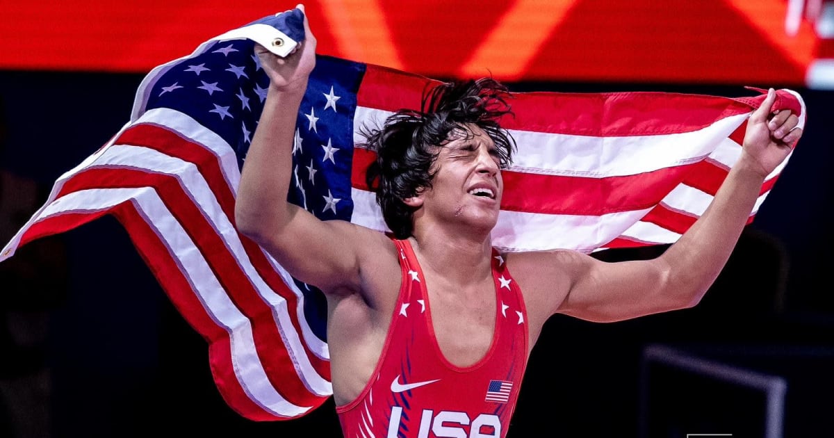 USA Wrestling | Jayden Raney wins gold at U17 Greco-Roman World ...