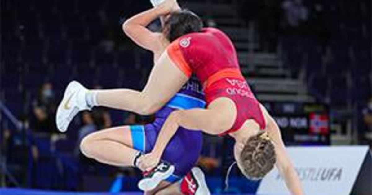 USA Wrestling | Stroud eliminated in repechage at 2021 Junior Worlds