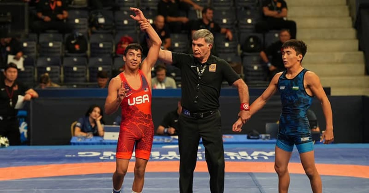 USA Wrestling | Raney beats World champion to reach semifinals at U17 ...
