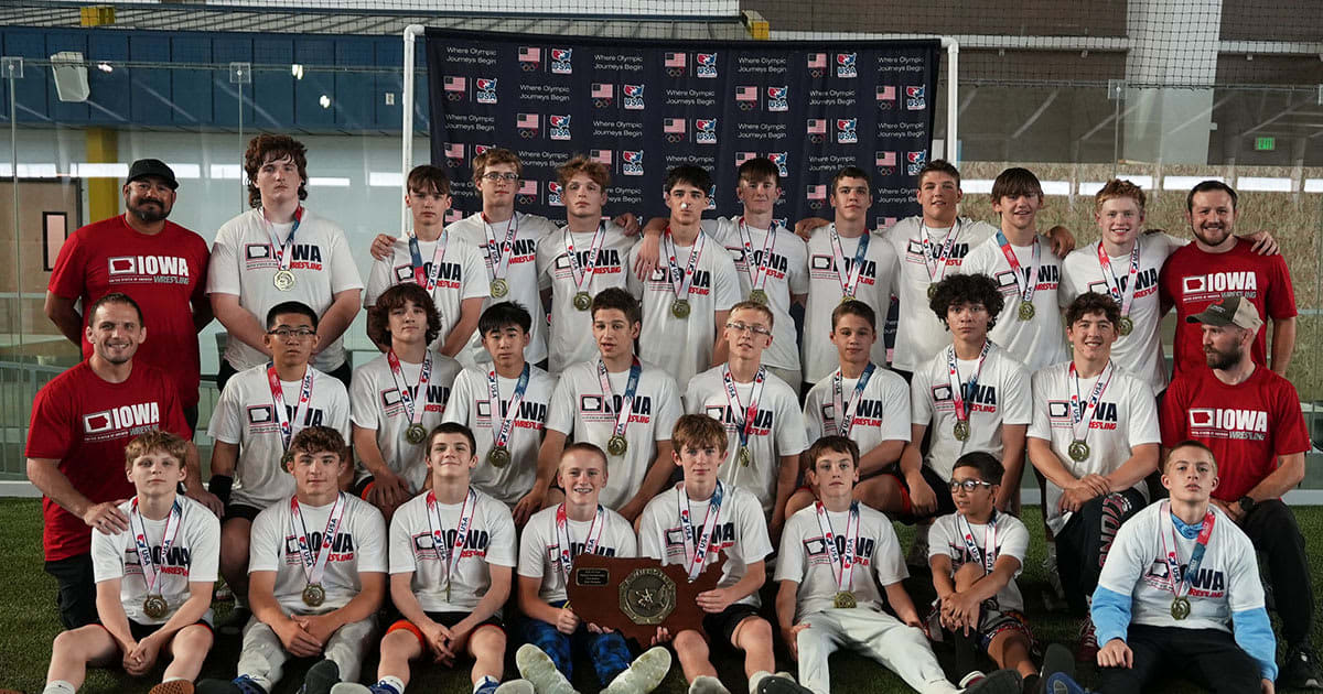 USA Wrestling | Iowa repeats as 16U Greco-Roman National Duals champion ...
