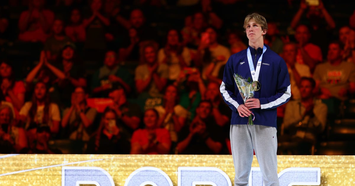 Team USA | Aaron Shackell wins the Men's 400-Meter Freestyle Final and ...
