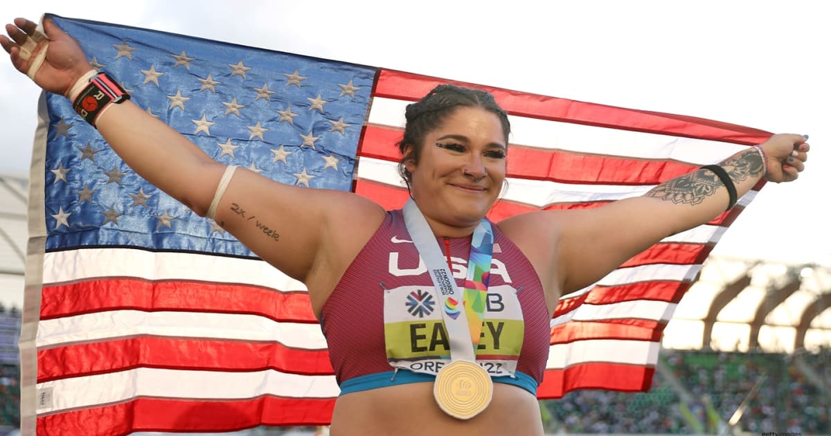 Shot Put Champ Chase Ealey Keeps Looking Forward, Throwing Far | Team USA