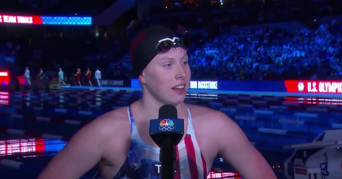 Team USA | Lilly King Post Women's 100m Breaststroke Final Interview ...