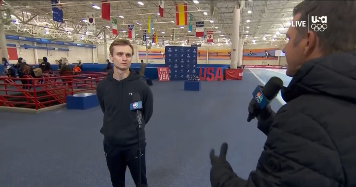Ian Quinn Mass Start Interview | Long Track Speedskating U.S. Olympic ...