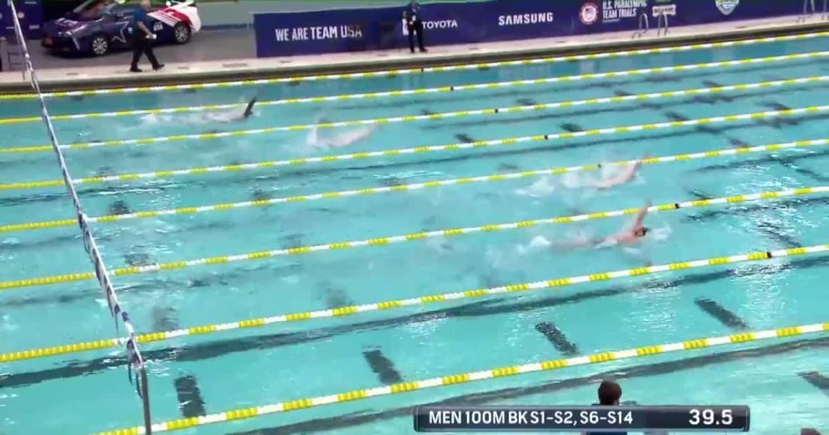 Team USA | Para Swimming Men's 100-Meter Backstroke S1-S2, S6-S14 | U.S ...