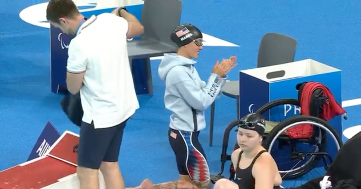 Ellie Marks Swims to Silver in the Women's 50-Meter Freestyle S6 Final ...