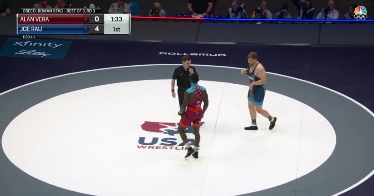 Team USA | Joe Rau Defeats Alan Vera in the Men's 97 kg. Greco-Roman ...