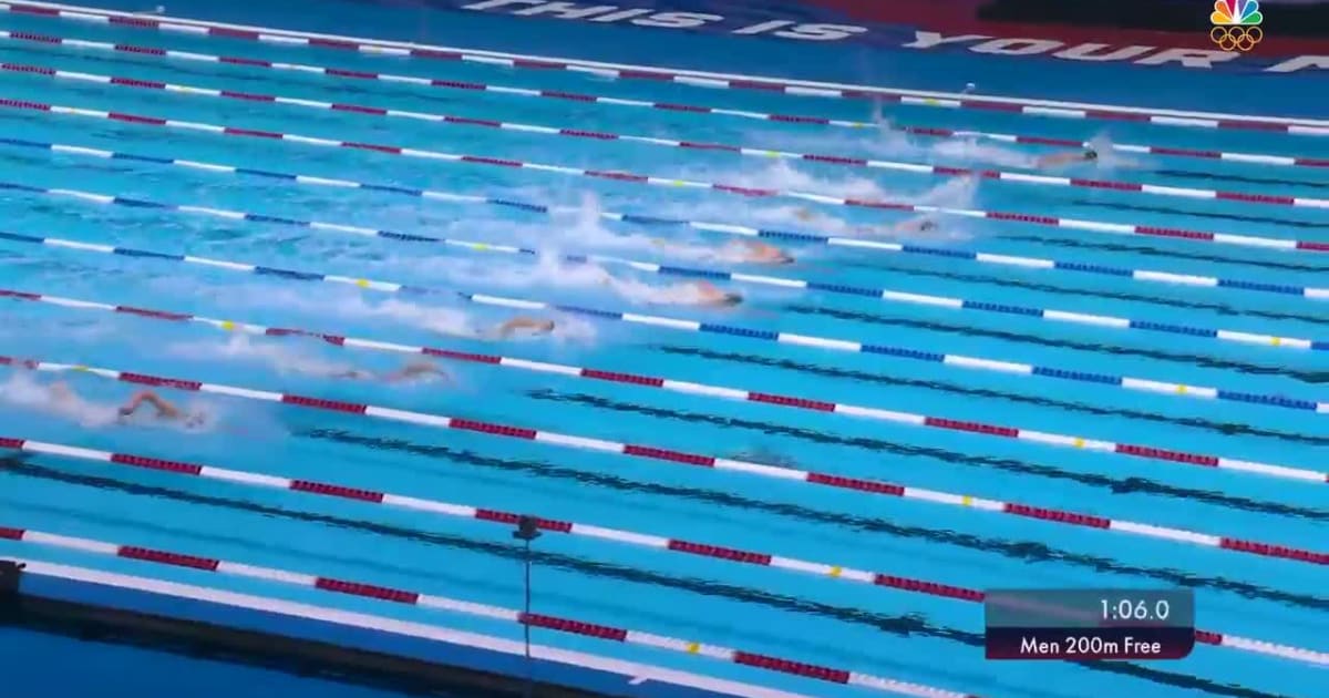 Team USA | Luke Hobson Wins the Men's 200-Meter Freestyle and Qualifies ...
