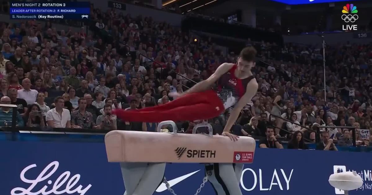 Team USA | Men's Night 2 Stephen Nedoroscik Pommel Horse | 2024 U.S ...