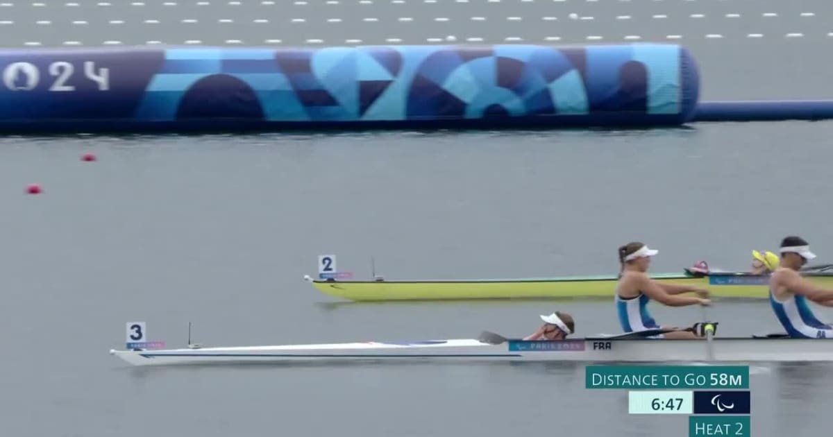 Team USA Competes in the Mixed Coxed Four PR3 Heats | Paris 2024 | Team USA