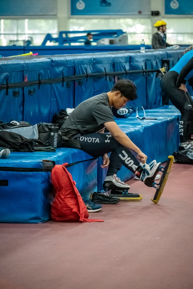 US Speedskating | Olympian Andrew Heo Takes On Another Olympic Quad ...