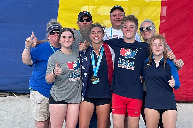 USA Wrestling | Snow wins U17 Beach World gold medal, Pyles-Treser is ...