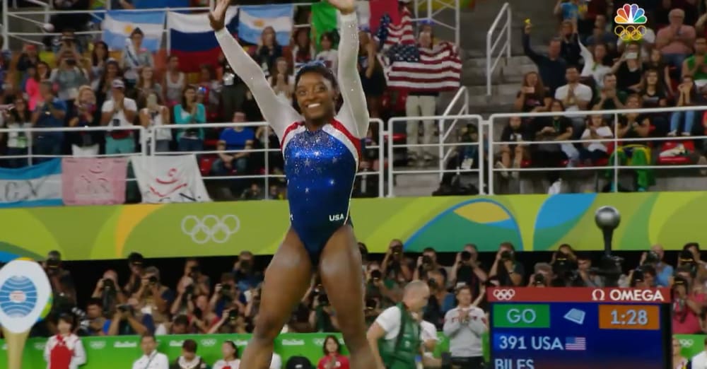 Team USA | Simone Biles Wins Womens All Around Gold Her Fifth Overall ...