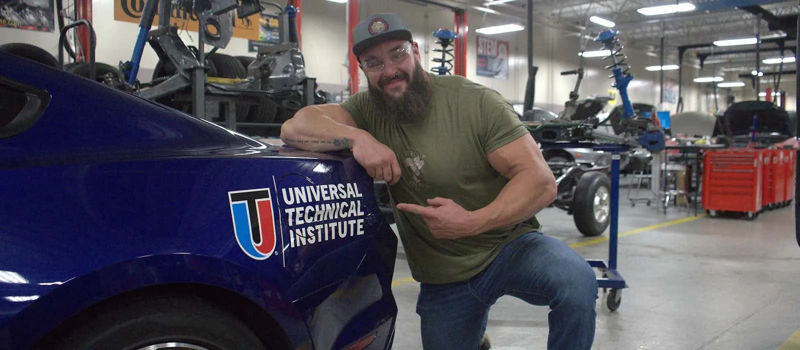 UTI Tag Teams With Pro Wrestler Adam Scherr | UTI