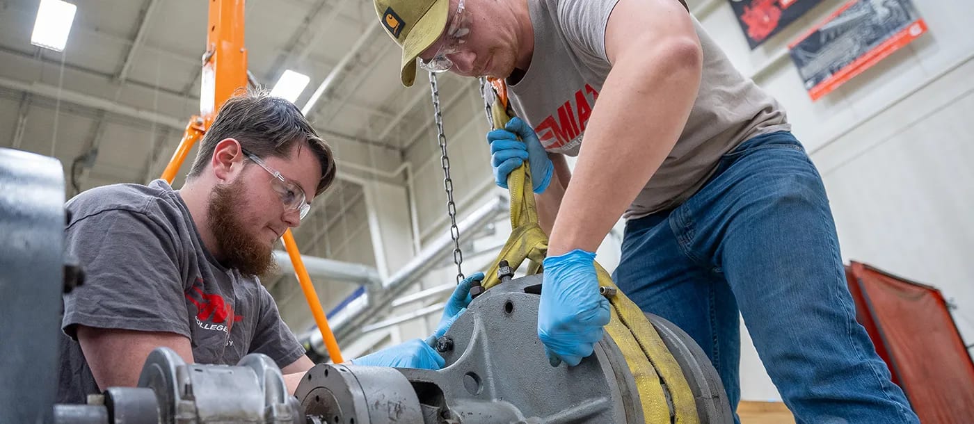 What types of careers are available for industrial maintenance technicians?