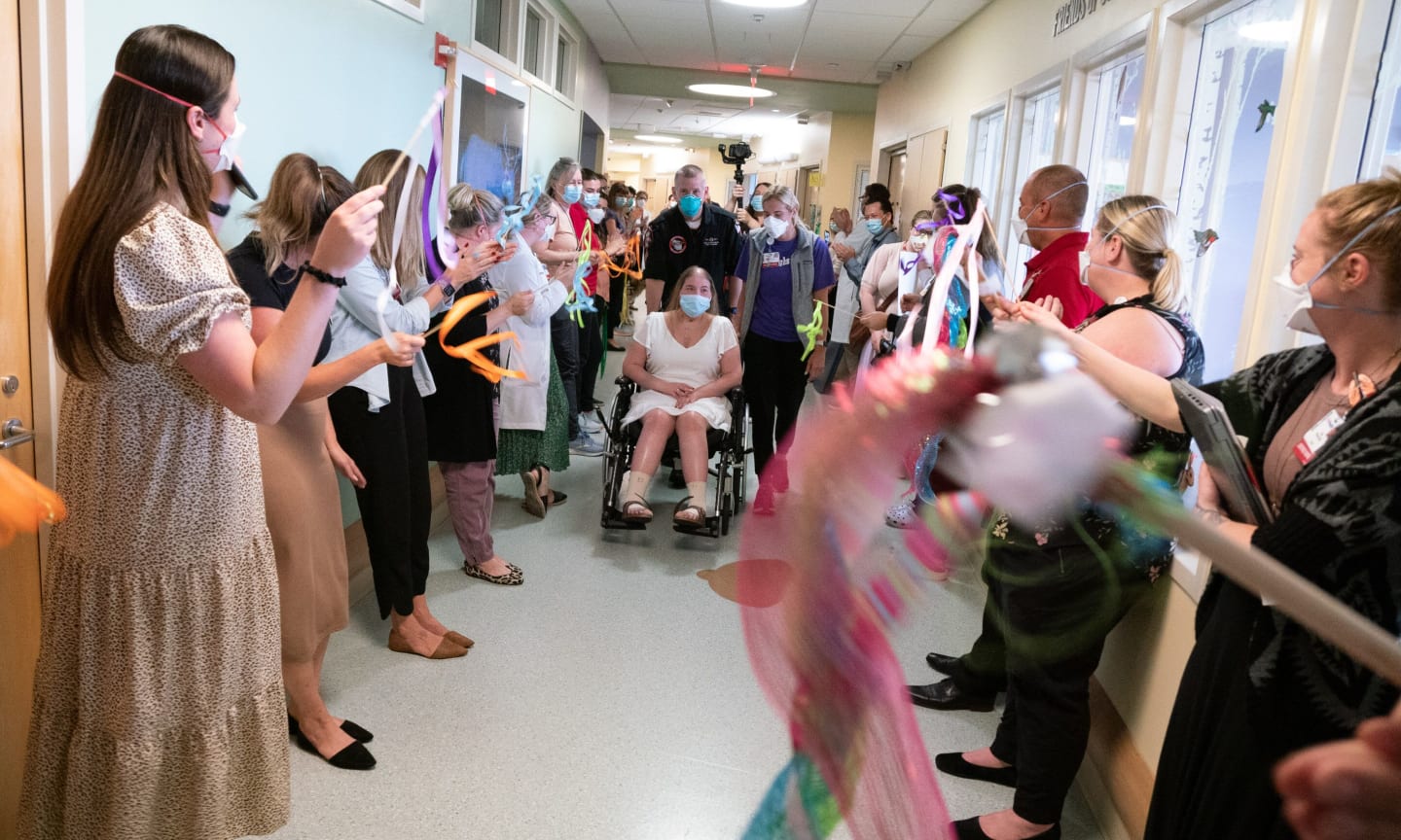 Teen lung transplant patient goes home after six-month hospital stay ...