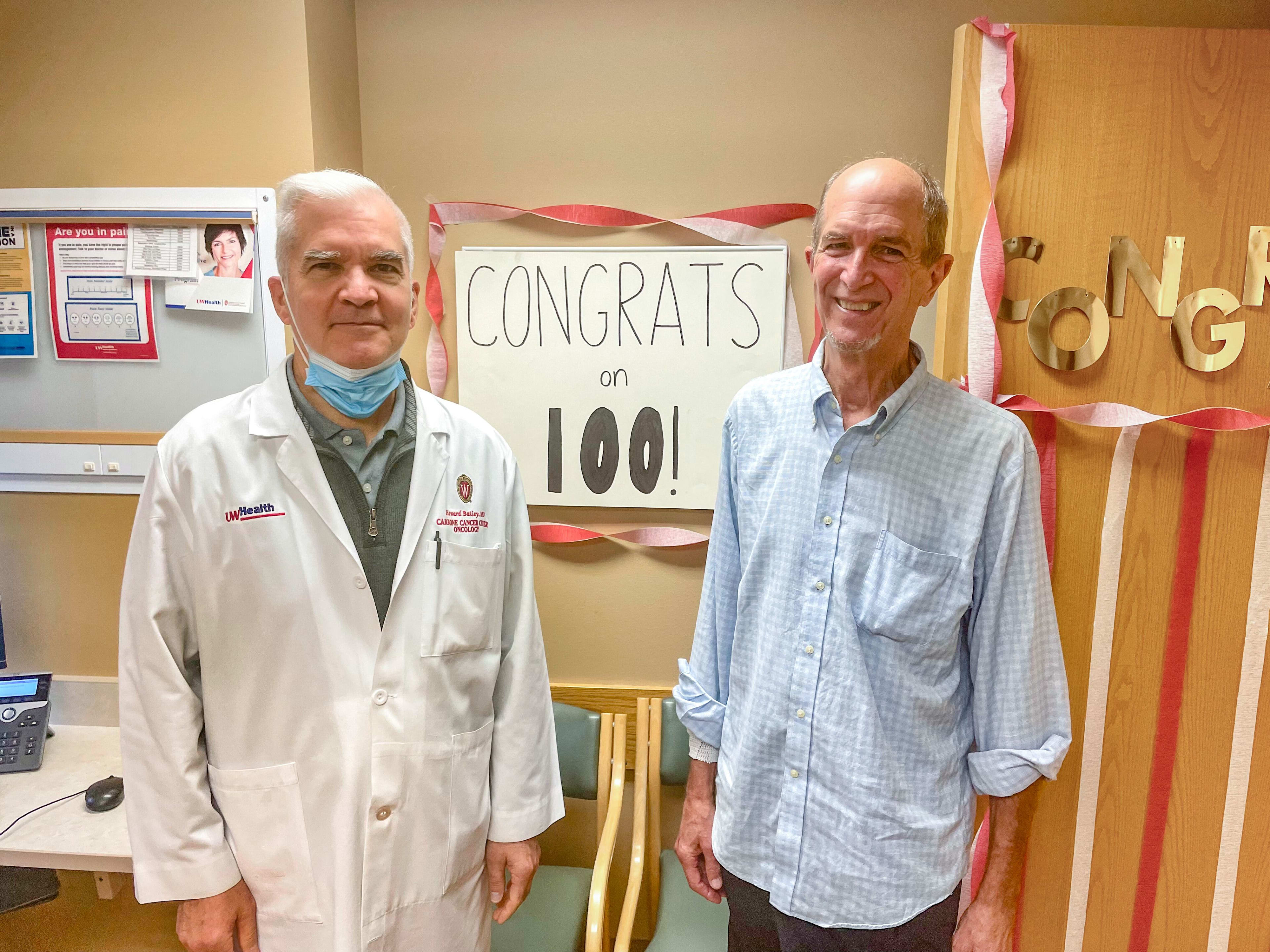 Clinical trial halts growth of Doug's rare sarcoma | UW Health