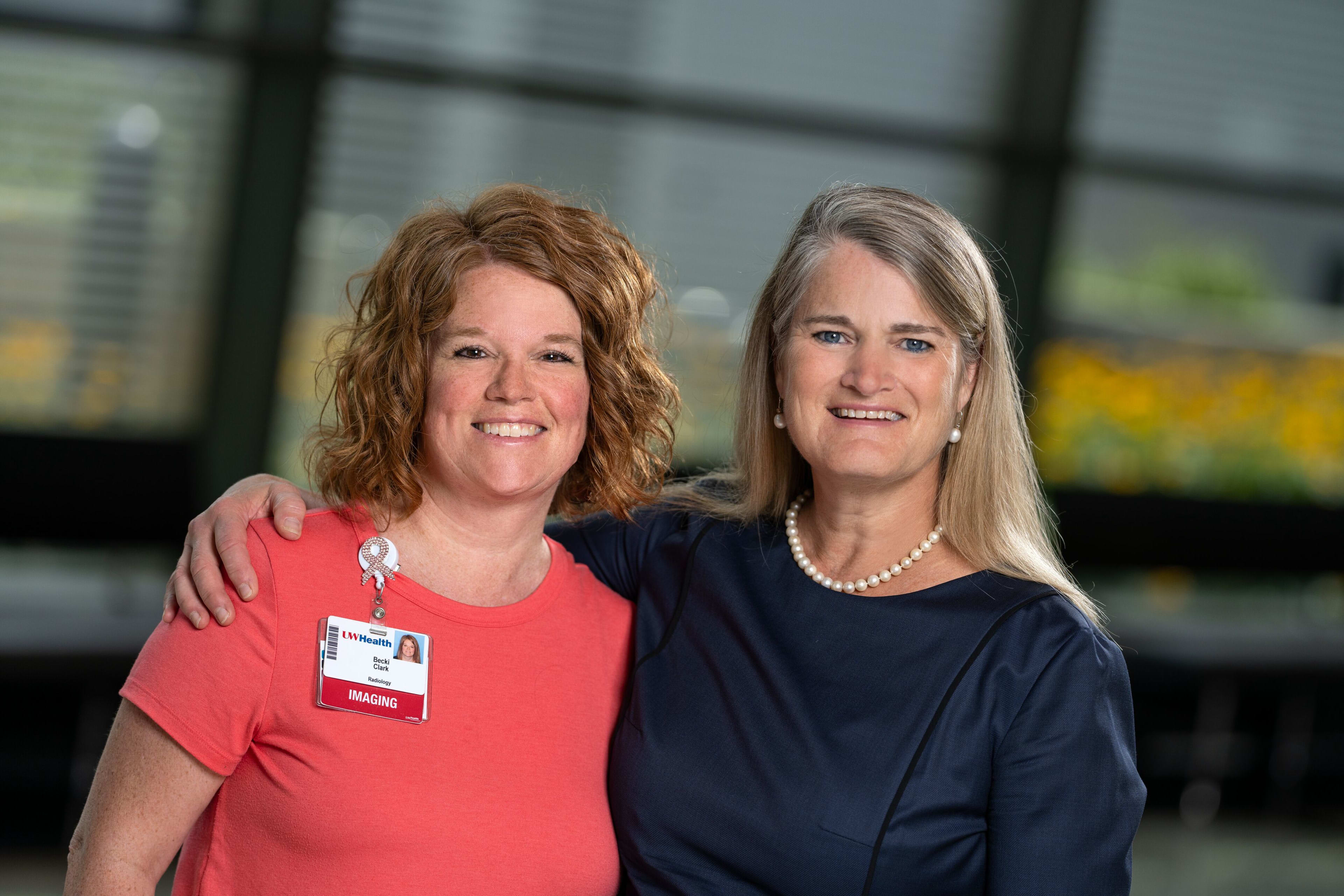 Becki urges breast cancer screening after early catch | UW Health