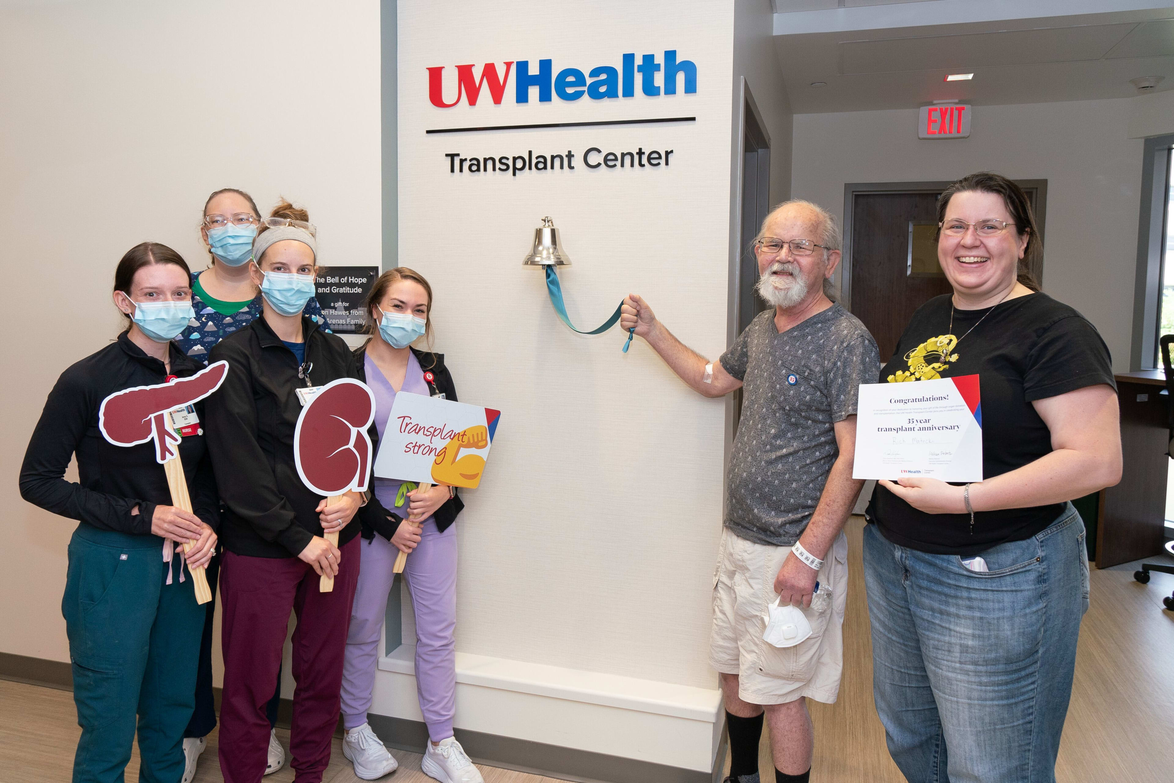 Transplant patient marks 35th anniversary of new life | News | UW Health