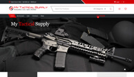 My Tactical Supply firmasi uchun vebsayt dizanyni va vebsayt ...