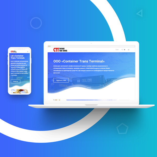 MChJ «Сontainer Тrans Тerminal» firmasi uchun saytni dizayni va sayt ...