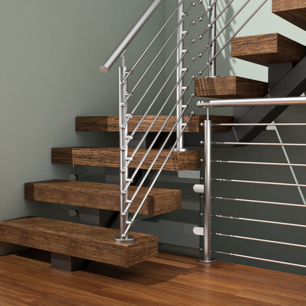 Custom Stair Railing Systems & Components | Indoor, Outdoor, Metal ...