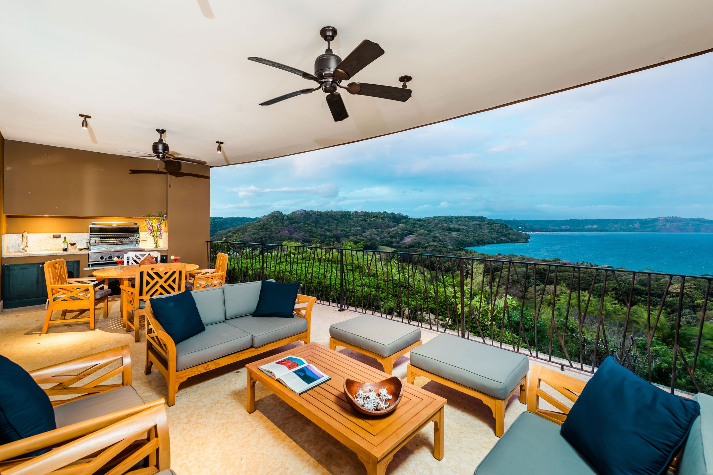 Oceanview luxury villa in a private gated community.