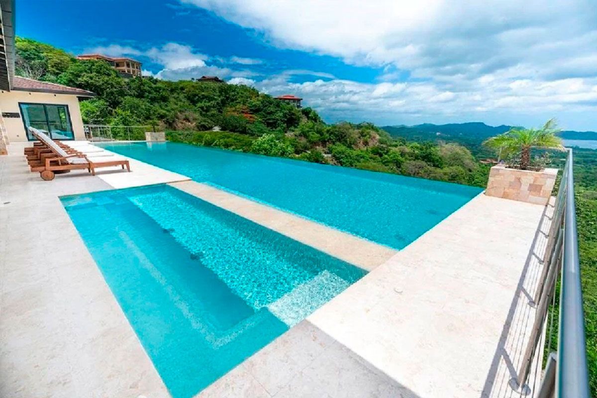 Casa del Mar house has 180-degree views of the ocean and mountains.