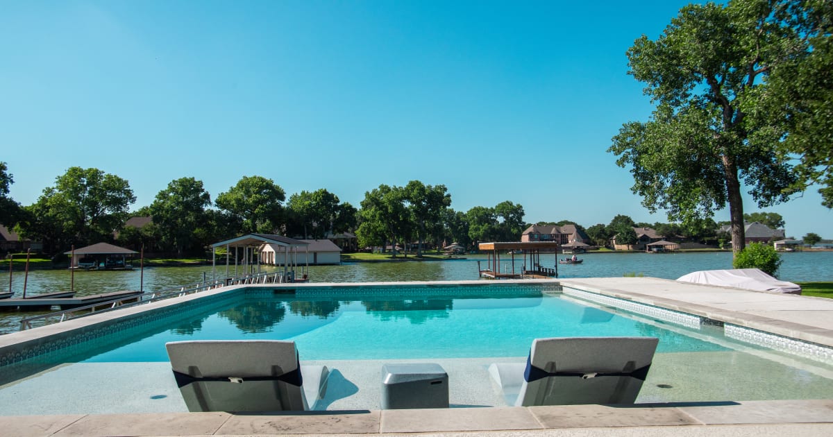Geometric Pool in Azle | Selah Pools