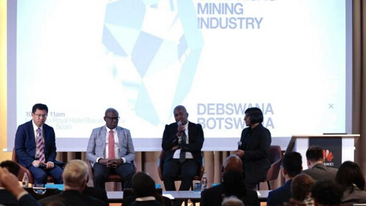 Debswana and Huawei unveil world's first 5g-oriented smart diamond mine ...
