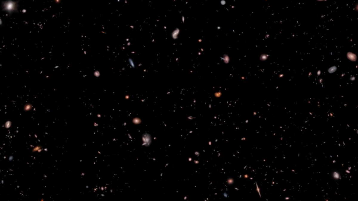 New 3D visualization highlights 5,000 galaxies revealed by Webb in ...