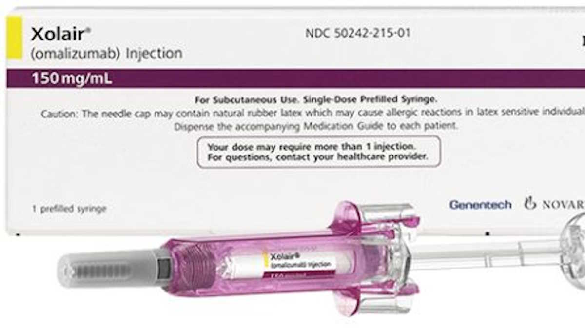 FDA approves Xolair as first and only medicine for children and adults with one or more food ...