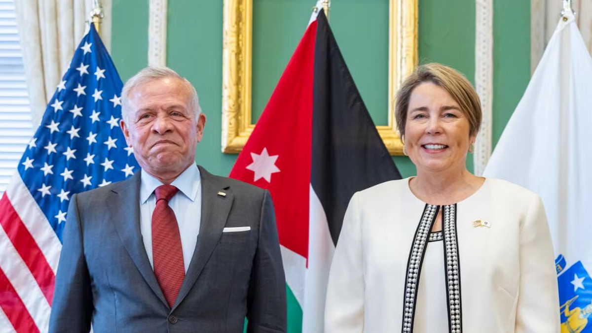 Massachusetts Governor Healey welcomes Jordan king | Politics | POST ...