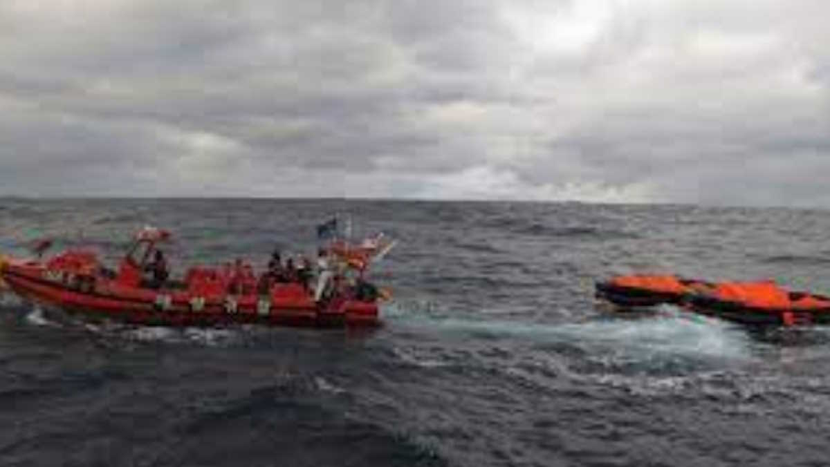 South Korean flagged tanker capsizes off coast in west Japan, 4 rescued ...
