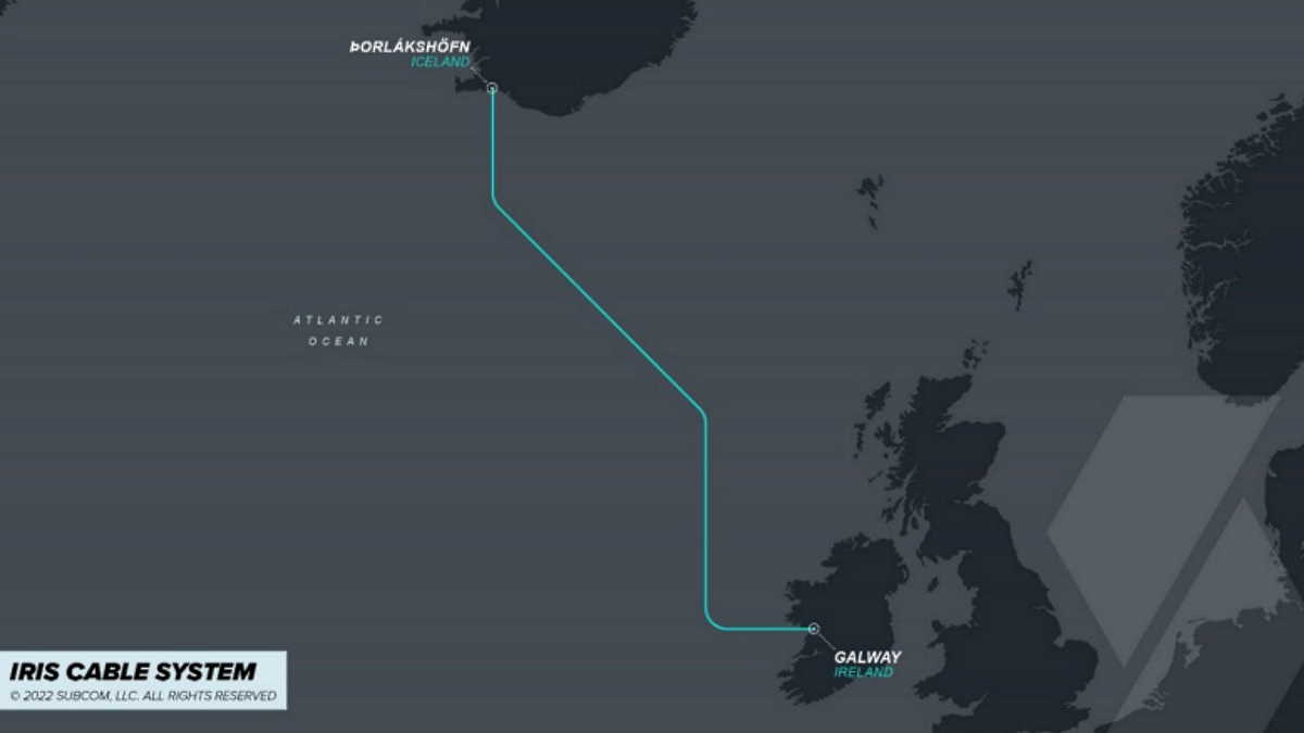 Marine installation of IRIS Cable System commences from Iceland ...