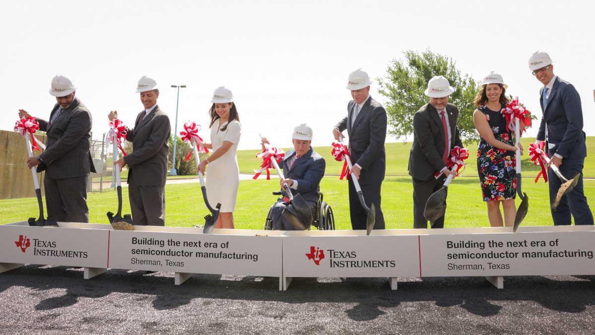 Texas Instruments breaks ground on new 300-mm semiconductor wafer ...