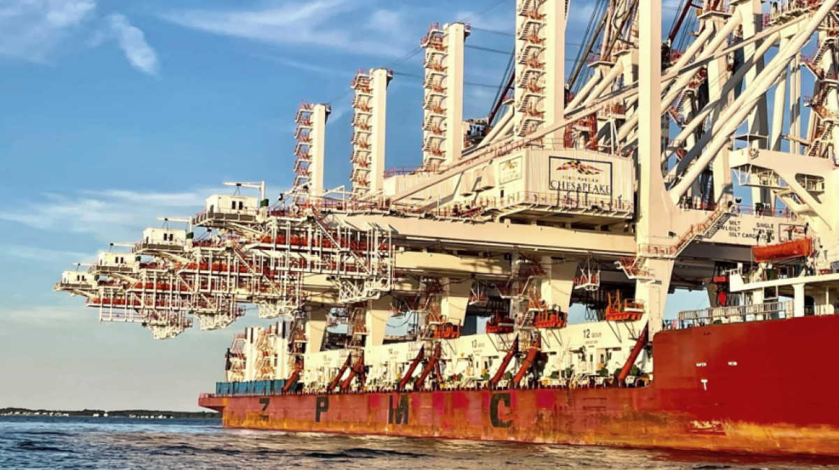 Port of Baltimore gets four additional gigantic cranes to service ...