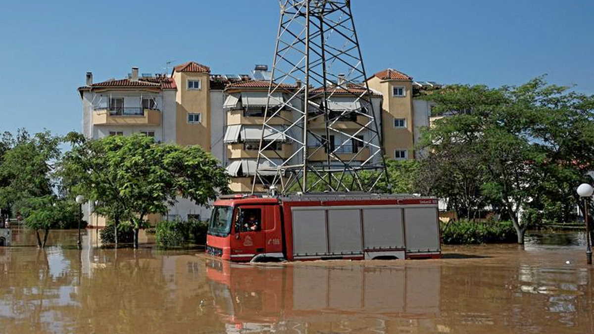 Rescues underway in Greek towns cut off by floods | News | POST Online ...