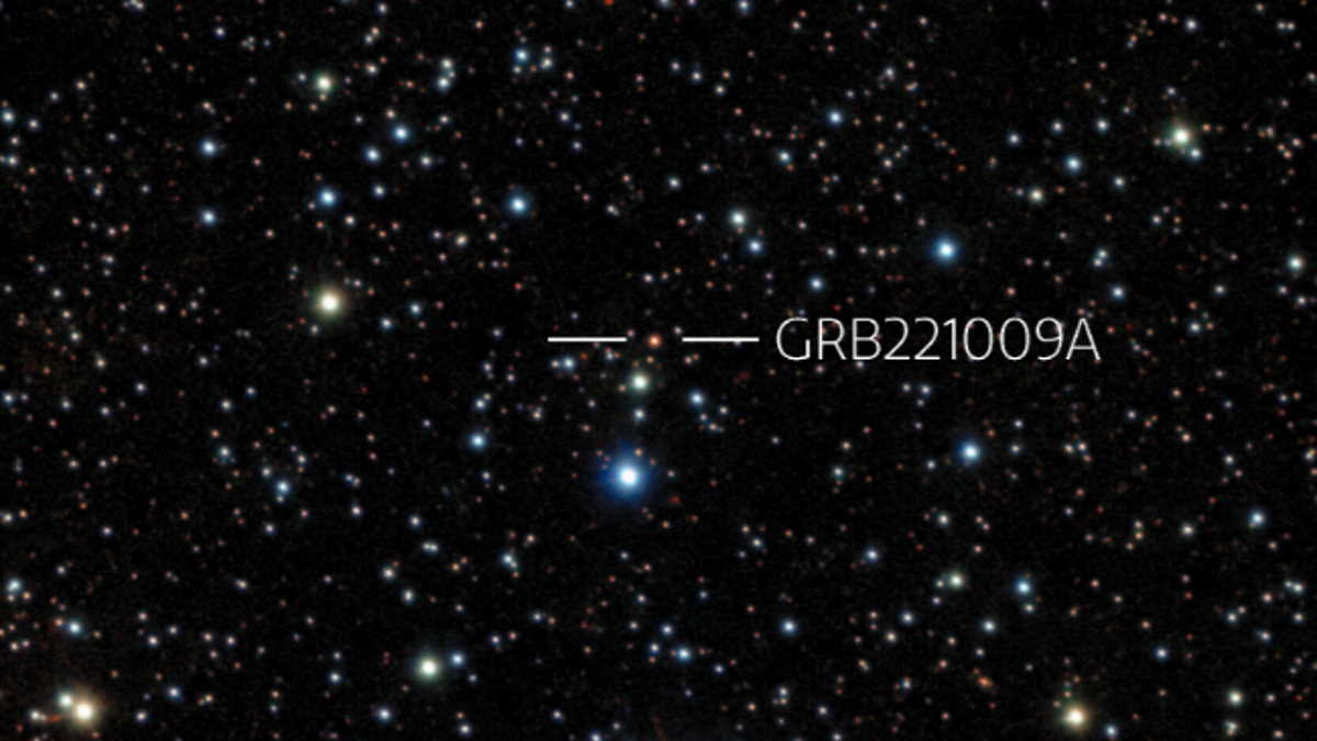 Record gamma-ray burst possibly most powerful explosion ever recorded ...