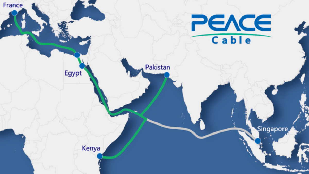 PEACE finished submarine cable installation under construction ...