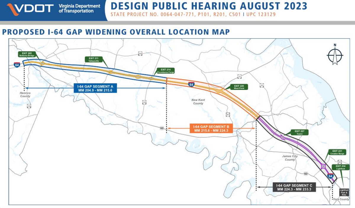 Virginia Governor breaks ground on highly anticipated I-64 widening ...