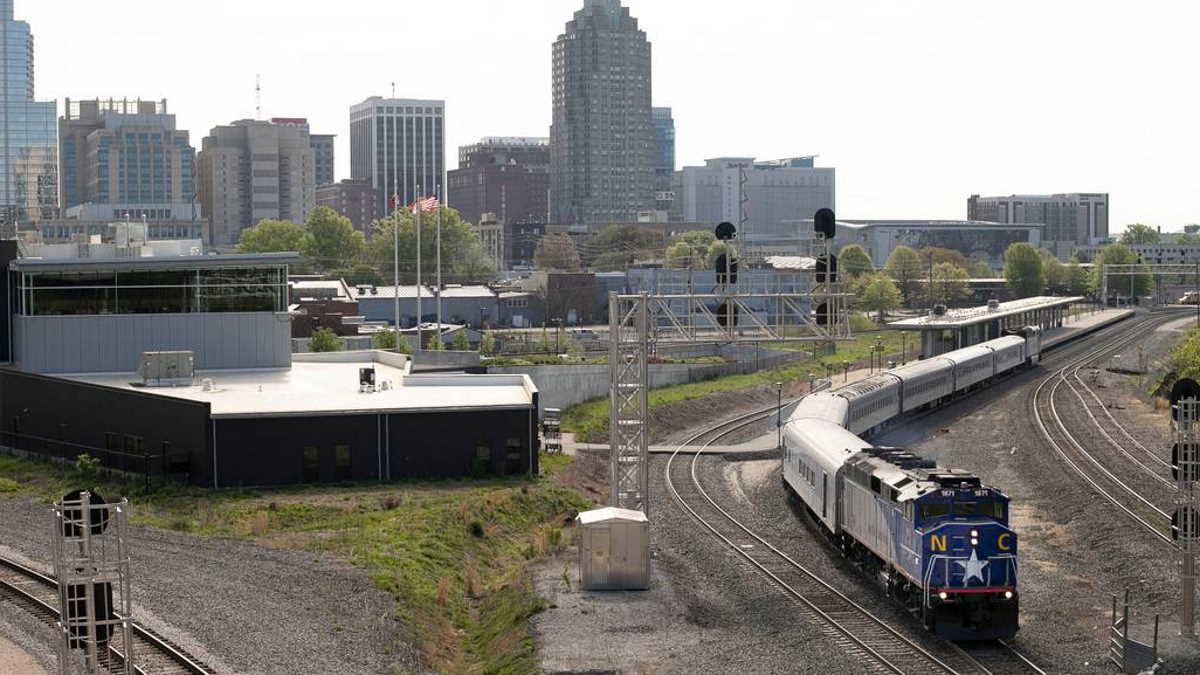 North Carolina will receive $1.09 billion for passenger rail line to ...