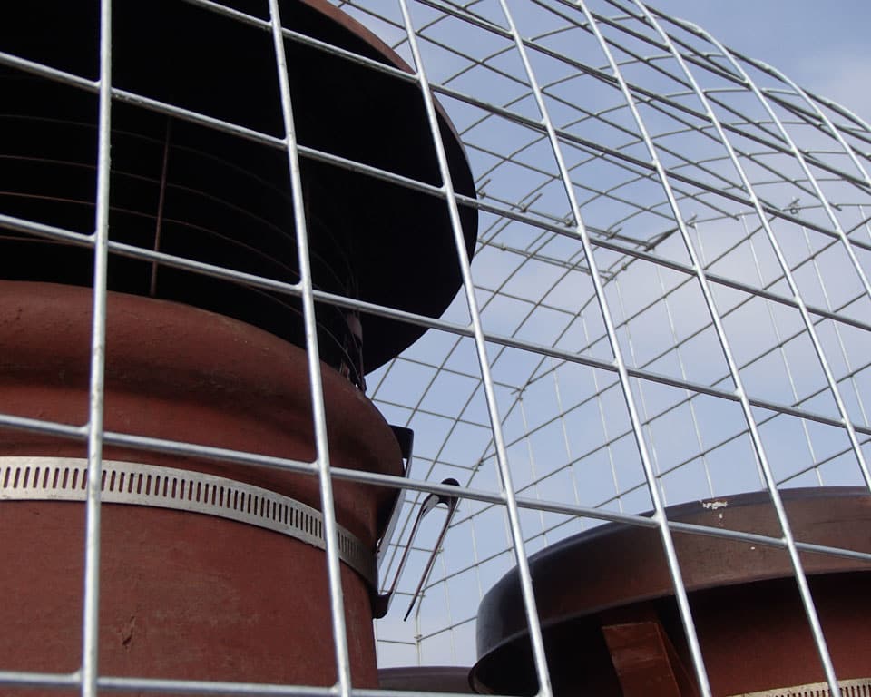 Prevent gulls nesting on a chimney with a chimney cage - Vale Pest Control