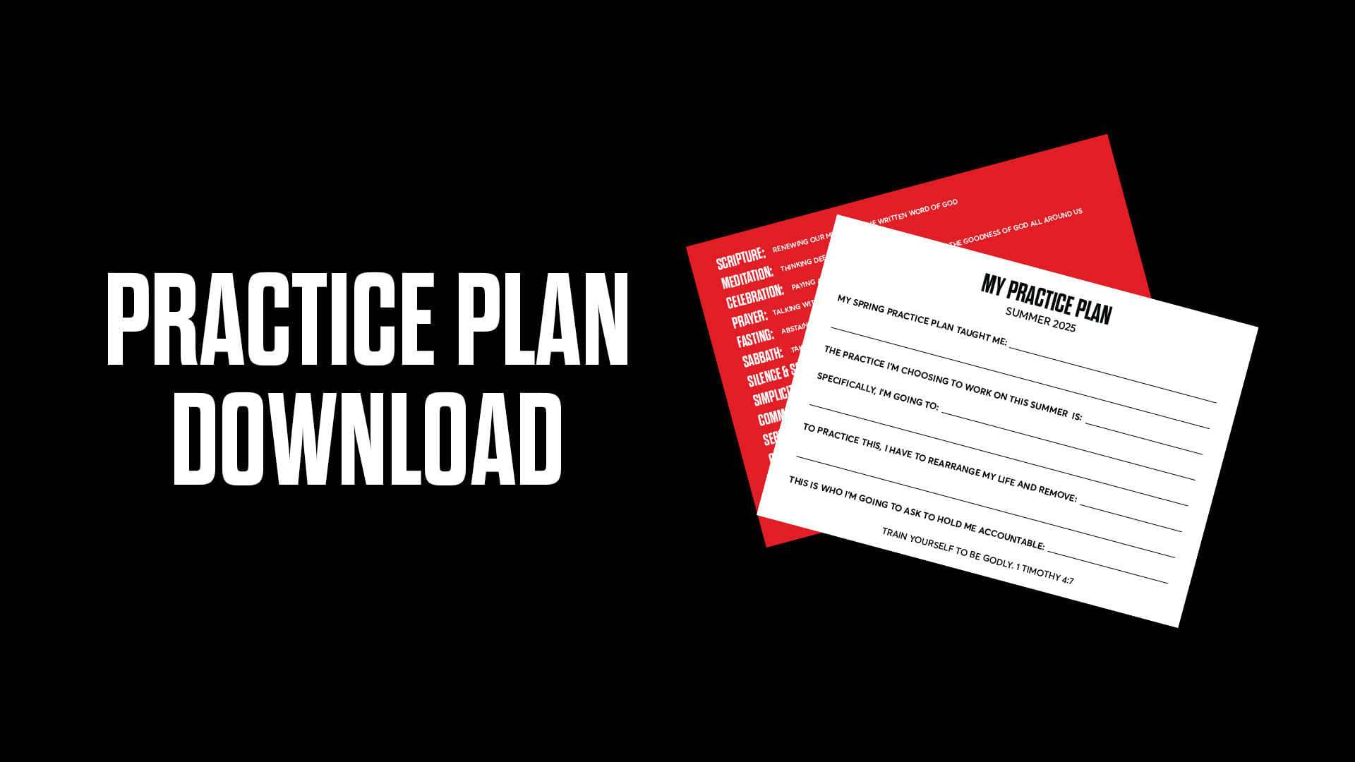 A Different Way Practice Plan Download - ValleyCreek+