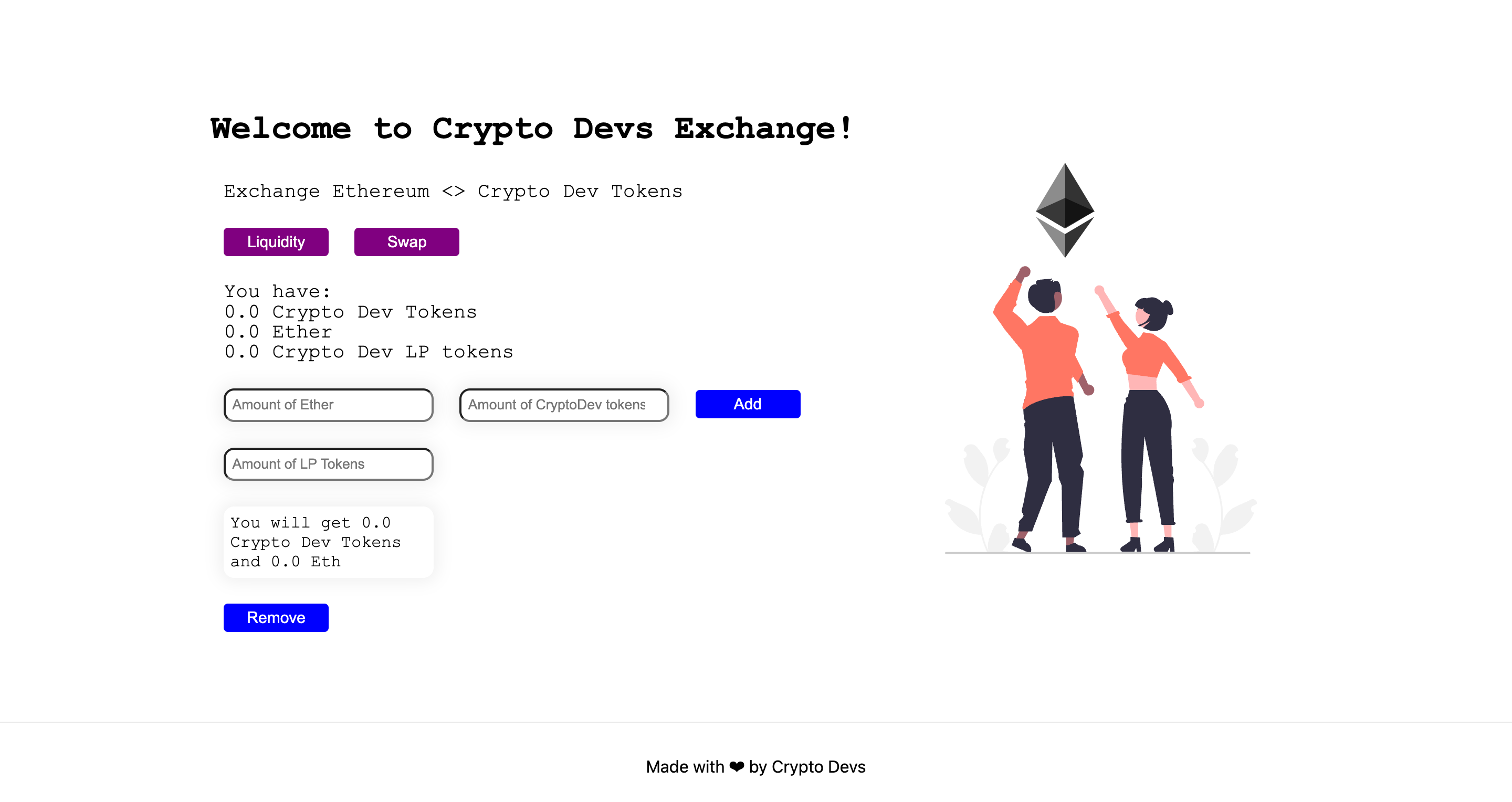 GitHub - valodagreat/defi-frontend: The frontend application of the simple DEFI project