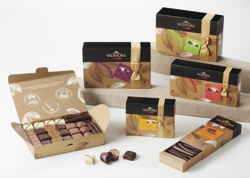 Cajas de chocolate fino | Chocolate Valrhona