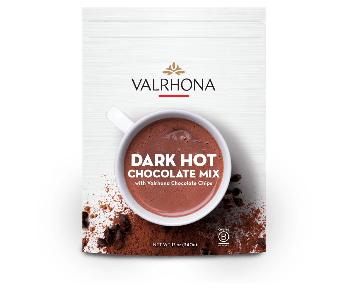 Dark hot chocolate mix