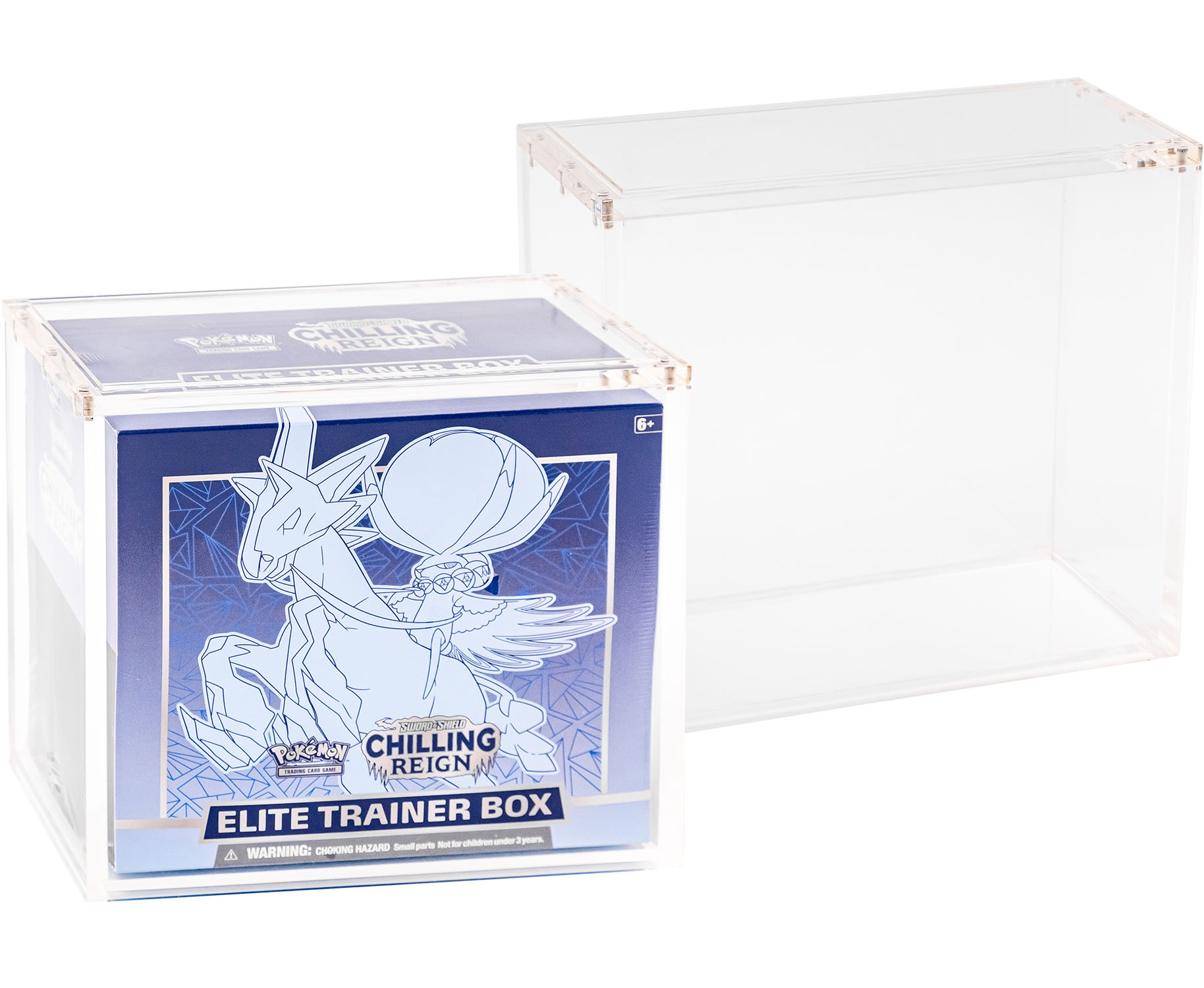 Pokemon ETB Acrylic Case Display Elite Trainer Box With Magnetic Top ...