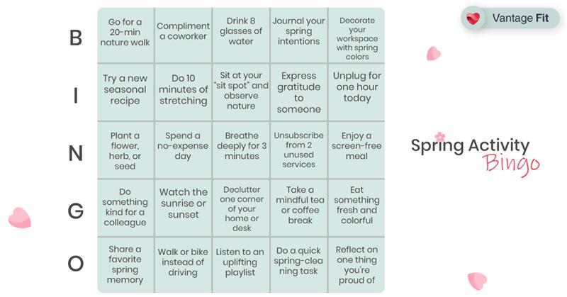 spring walking challenge