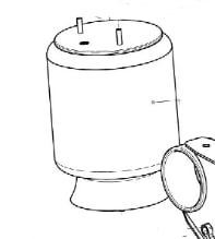 Bälg SAF 2619V H = 150 / 188-0322003 VDL Parts Sweden AB